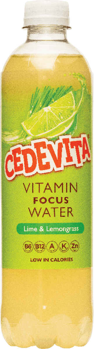 CEDEVITA Vitaminska voda Fokus - limeta i limunska trava, 500 ml trajno ...