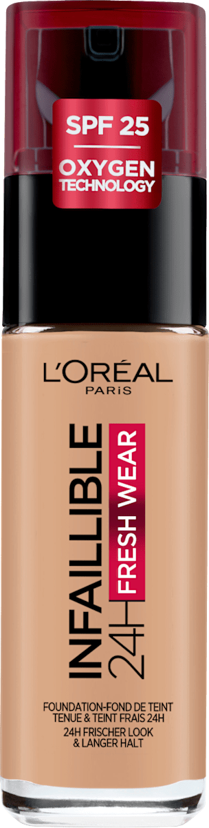 L'ORÉAL PARiS Infaillible 24h Fresh Wear tečni puder – 220 Sand, SPF 25, 30 ml | dm-drogeriemarkt.ba