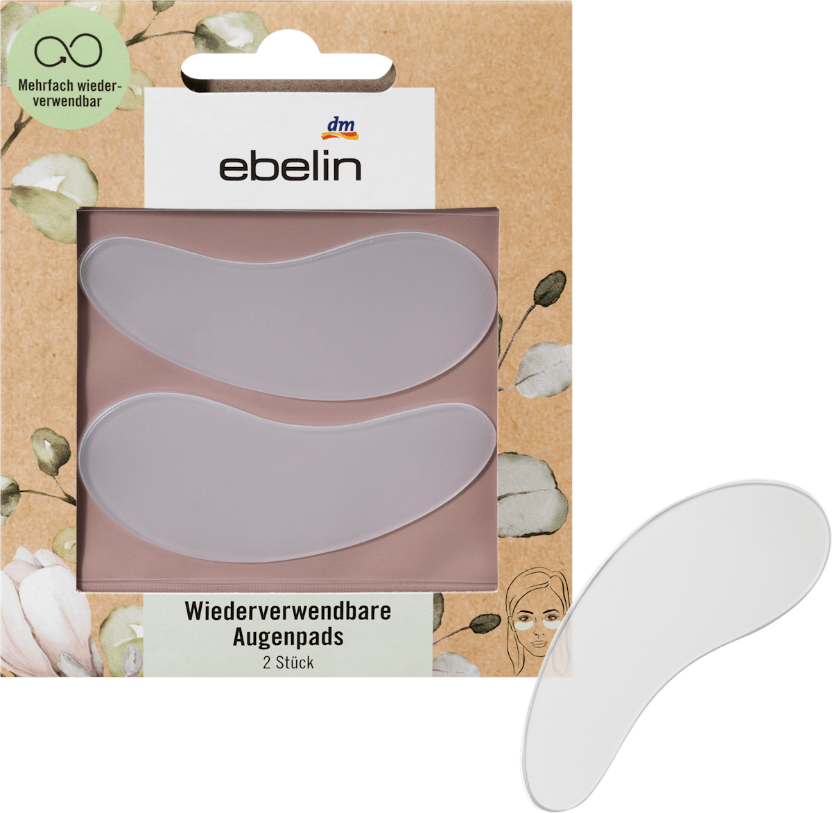 ebelin Wiederverwendbare Augenpads (1 Paar), 2 St dauerhaft günstig online kaufen | dm.de