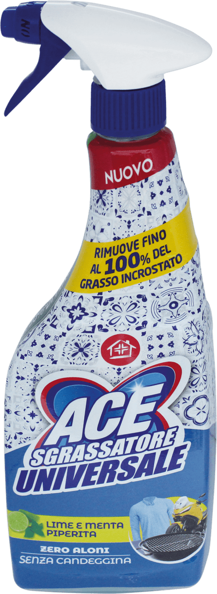 ACE Spray sgrassatore universale lime e menta piperita, 600 ml | dm Italia
