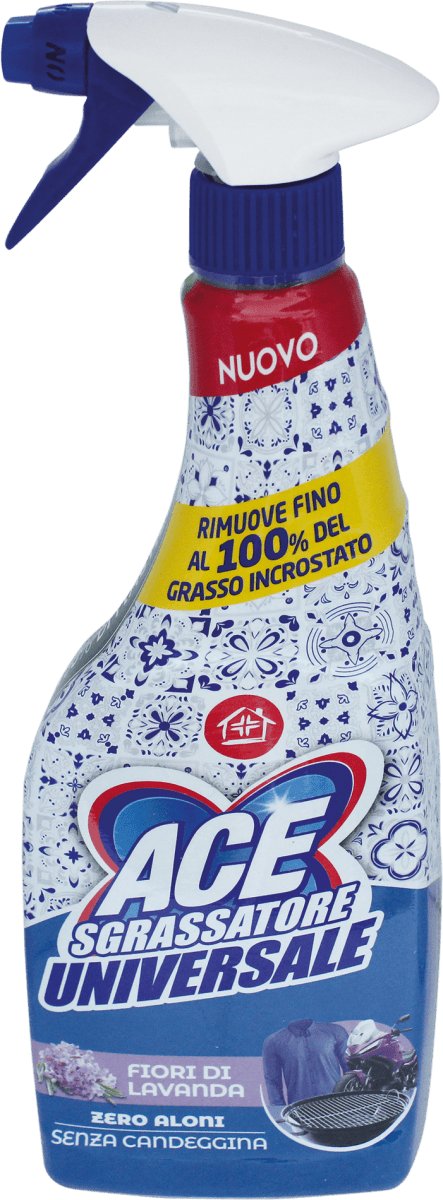 ACE Spray sgrassatore universale fiori di lavanda, 600 ml | dm Italia