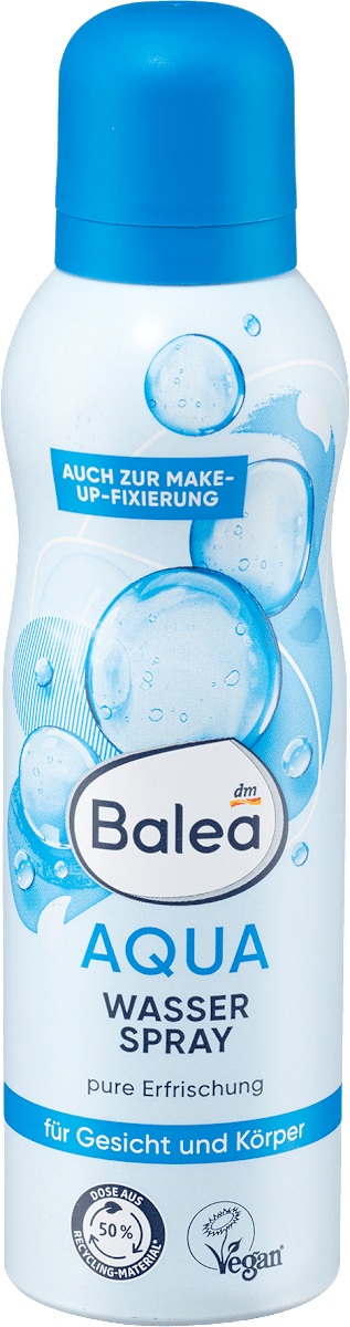 Balea Wasserspray Aqua, 150 ml dm Dauerpreis: Immergünstig einkaufen ...
