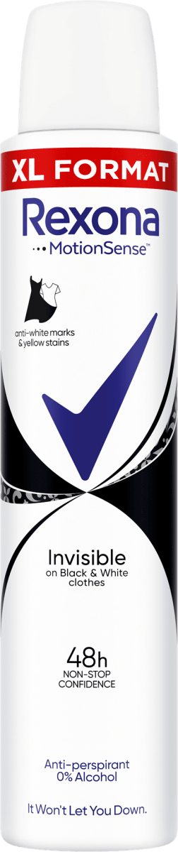 Rexona Deodorant spray Black & White, 200 ml | dm.ro