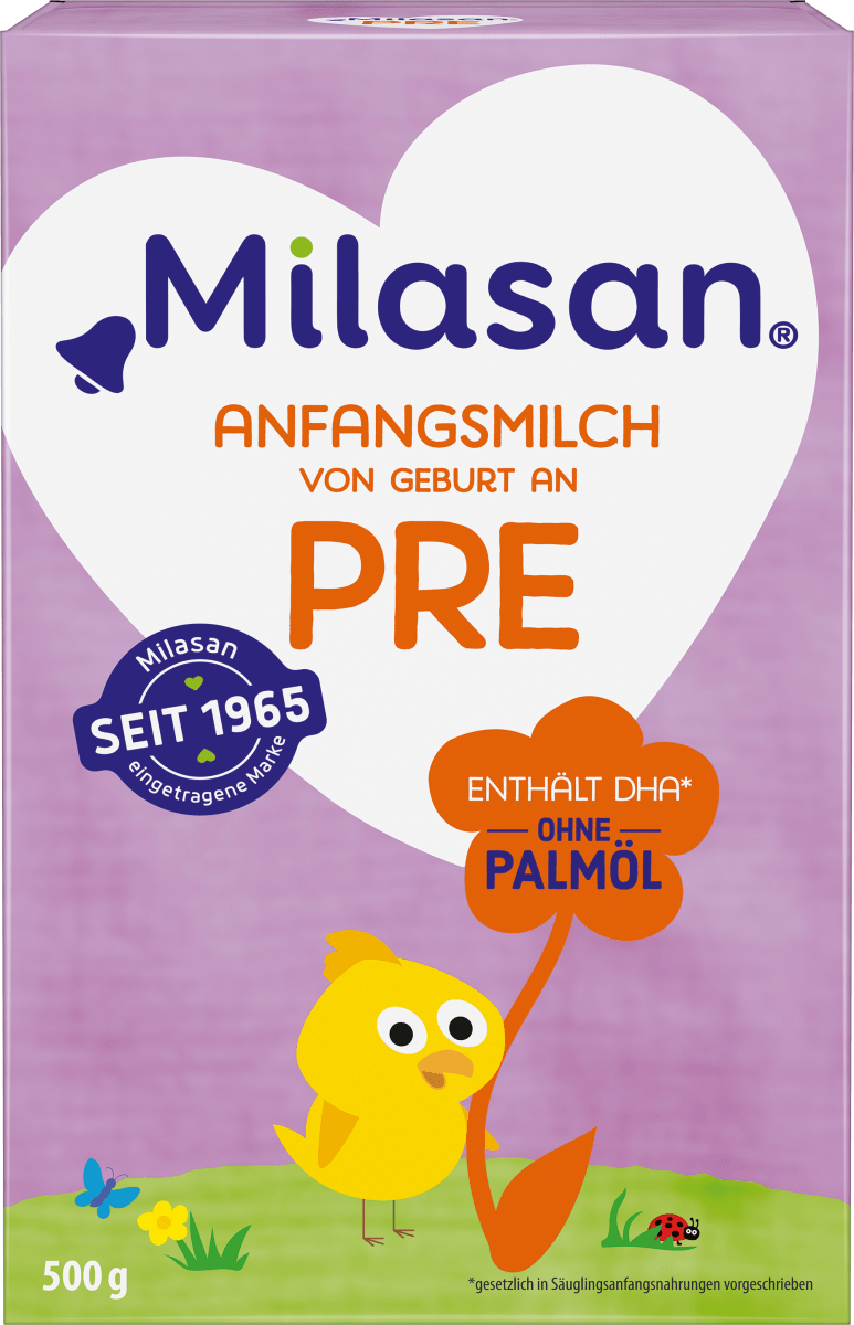 Milasan Anfangsmilch PRE von Geburt an, 500 g dauerhaft günstig online ...