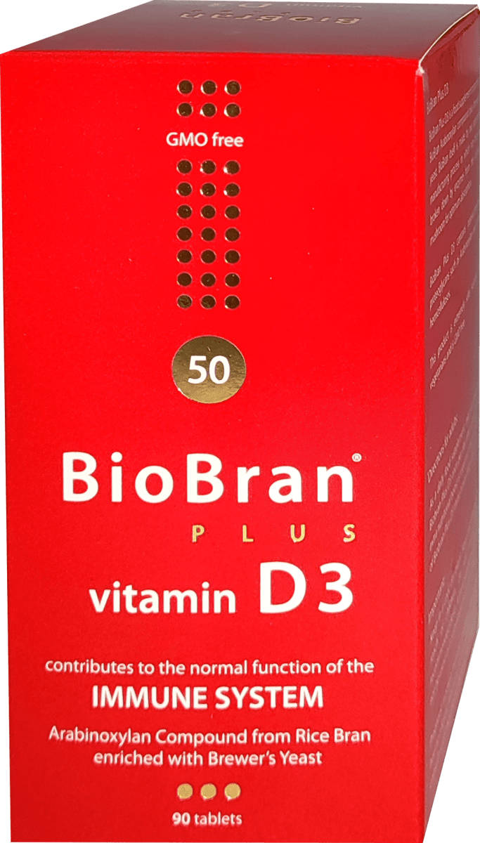 BioBran Plus vitamin D3, 90 kom. | dm.hr