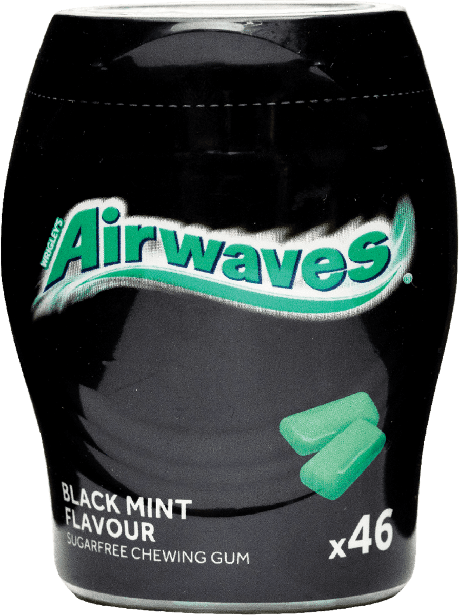Airwaves Airwaves Black Mint gume za žvakanje, 64 kom. | dm ...