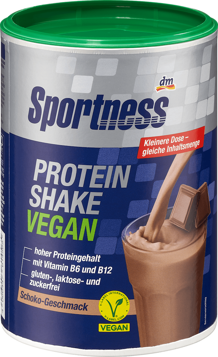 Sportness Proteinpulver, Protein Shake Vegan Schoko Geschmack, 300 g ...