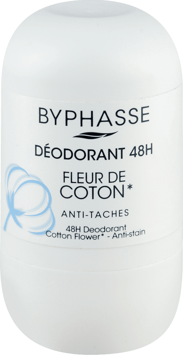 BYPHASSE Deo roll-on Cotton Flower, 50 ml | dm.rs