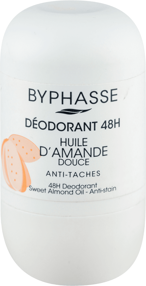 BYPHASSE Deo roll on - Almond Oil, 50 ml | dm.rs