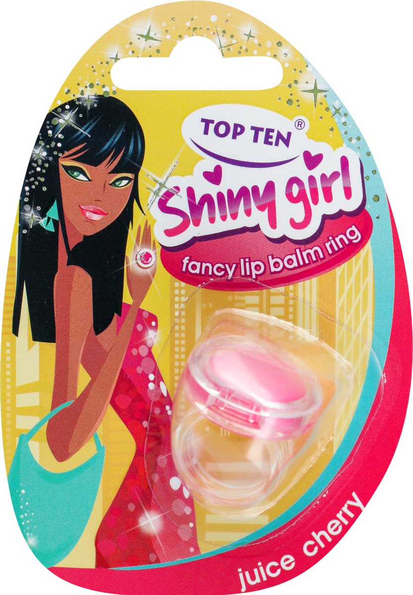 TOP TEN Shiny girl cherry balzam za usne, 1 kom | dm.rs