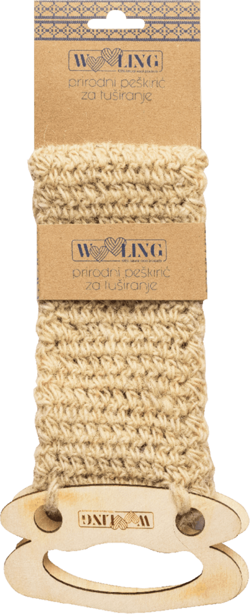 Wooling Prirodni peškirić za tuširanje, 1 kom. trajno povoljna online ...