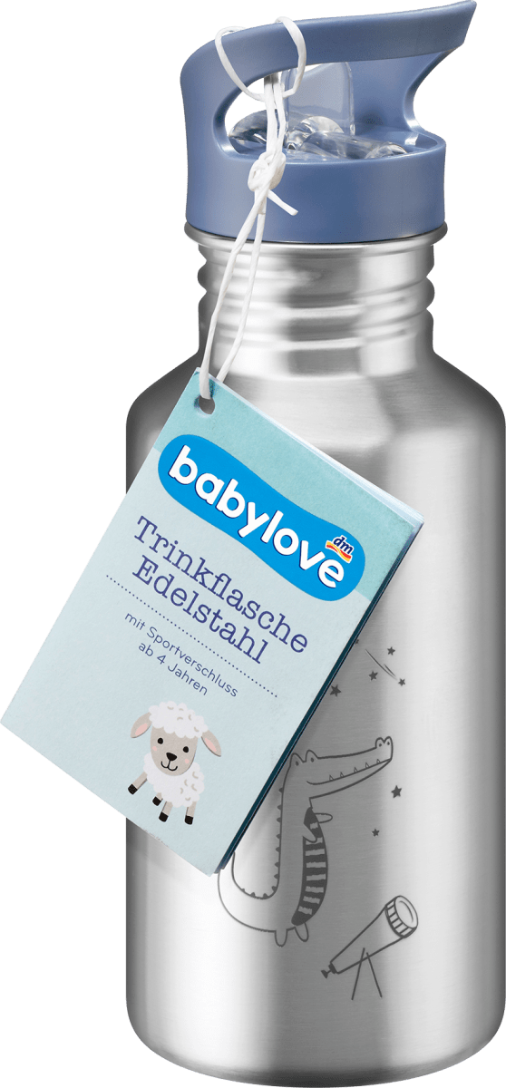 babylove Trinkflasche Kinder Edelstahl, 500 ml, 1 St dauerhaft günstig ...