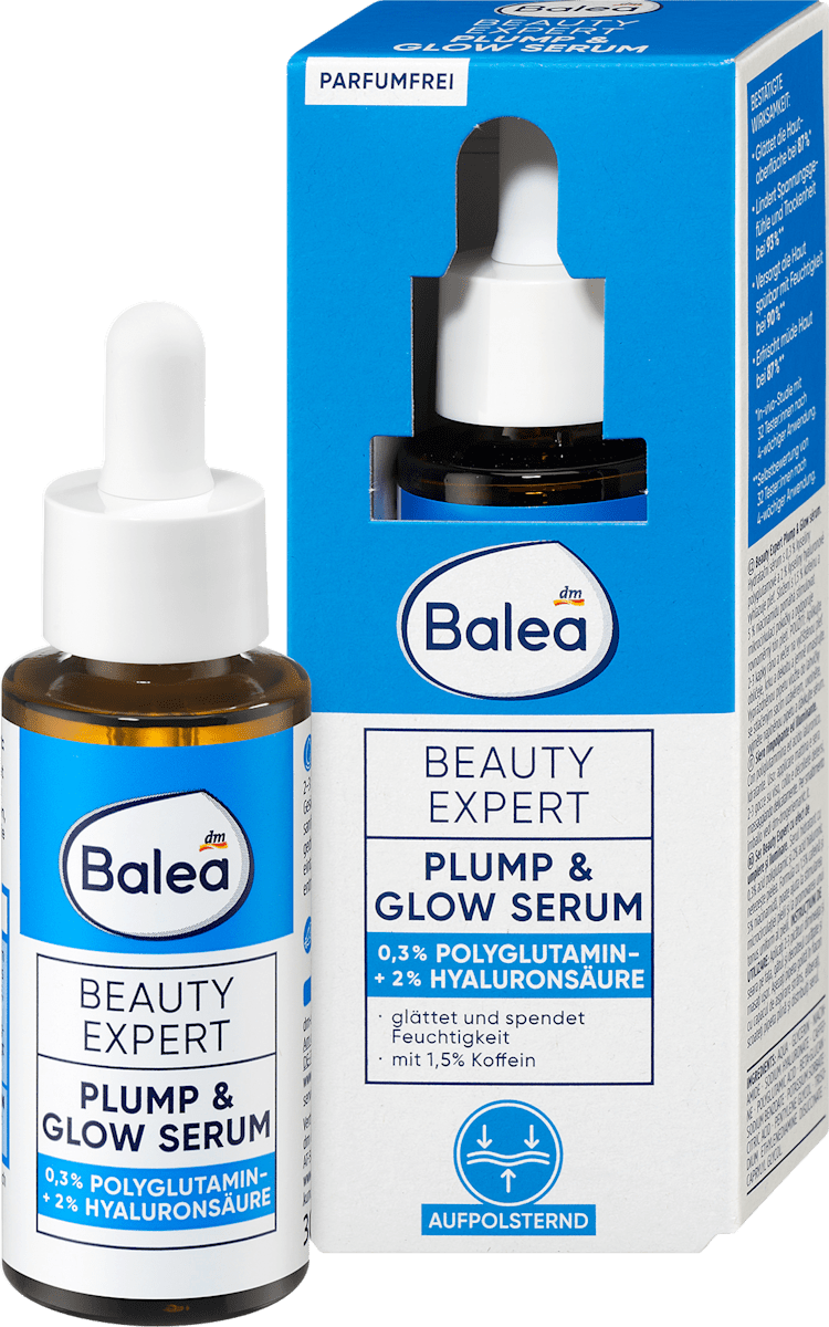 Balea Beauty Expert zaglađujući hidratantni serum s kofeinom ...