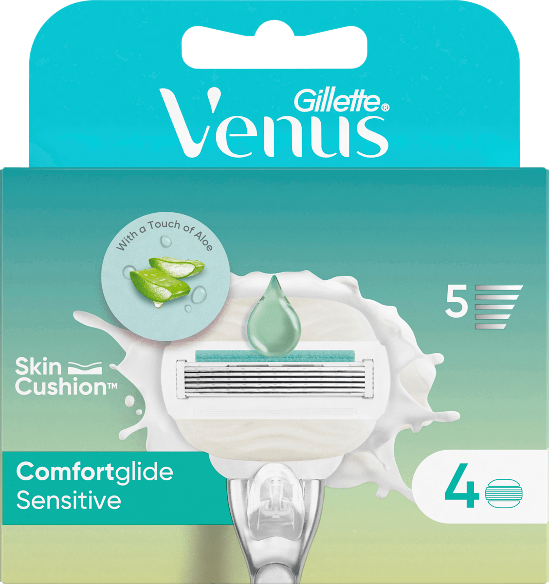 Gillette Venus Rasierklingen Comfortglide Sensitive, 4 St | dm.at
