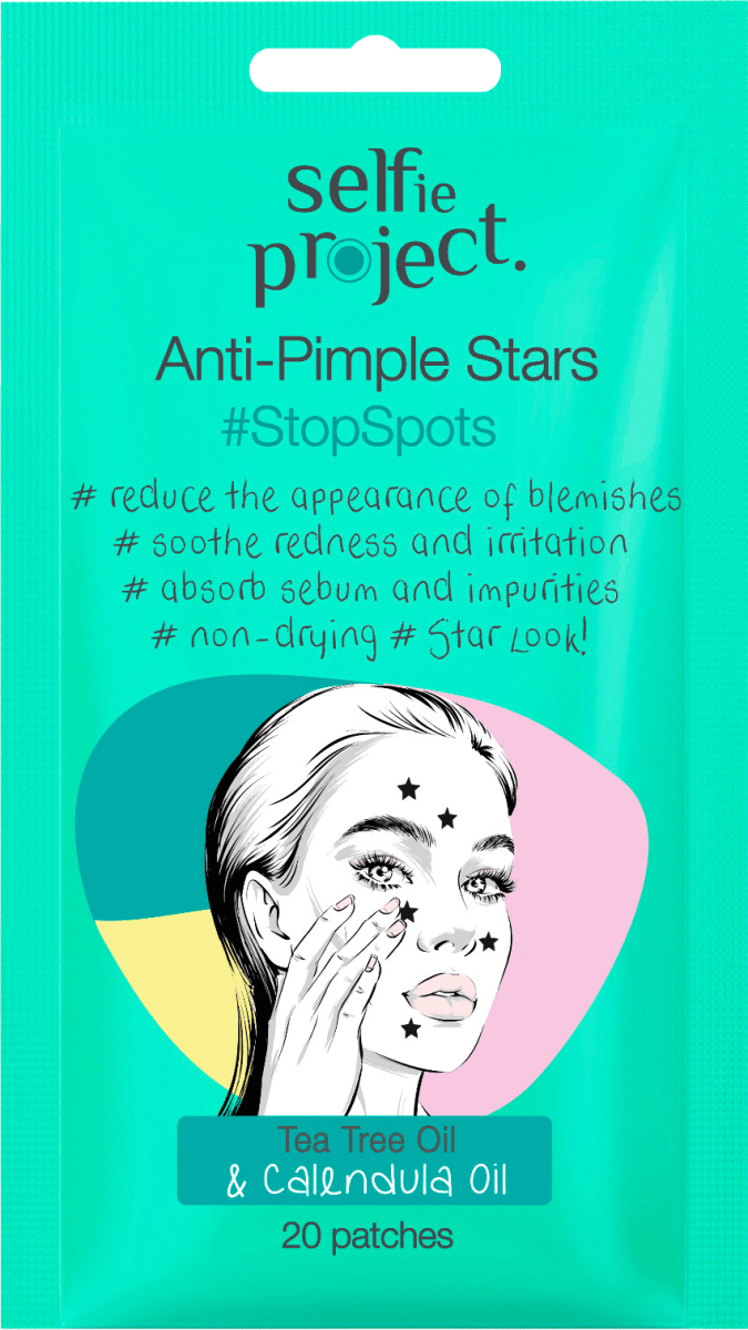 Selfie Project Anti Pickel Patches Pimple Stars, 20 St dauerhaft ...