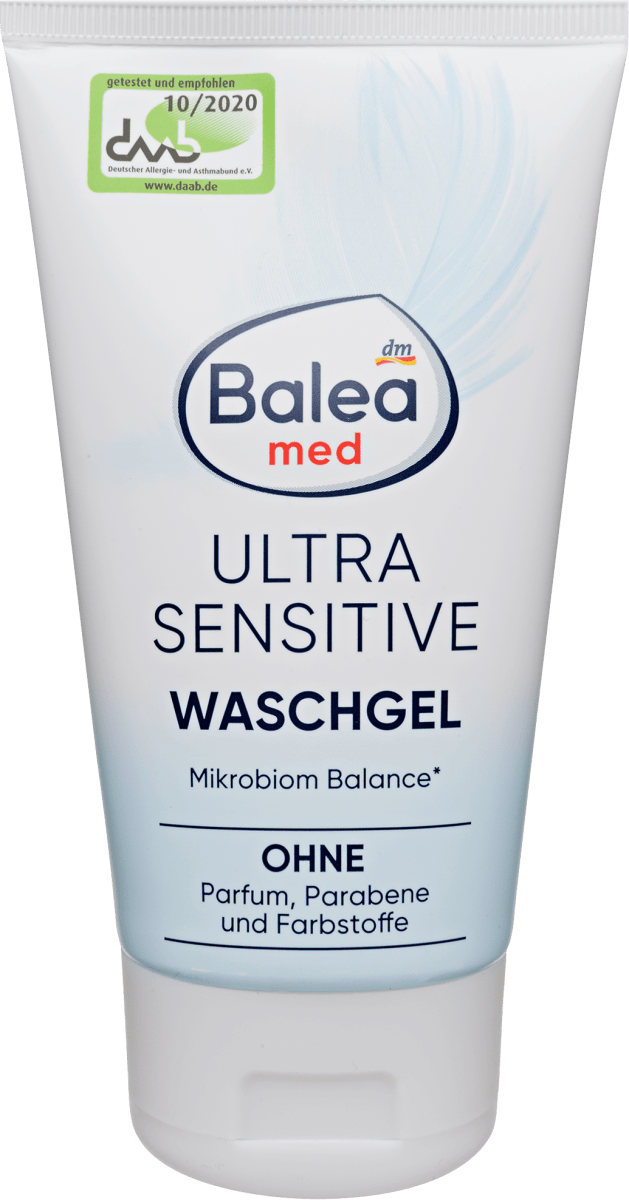 Balea med Ultra szenzitív arctisztító gél, 150 ml | dm.hu