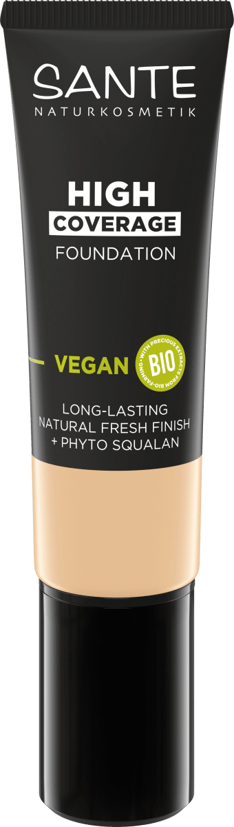 SANTE NATURKOSMETIK Foundation High Coverage 01 cool ivory, 25 ml | dm.at