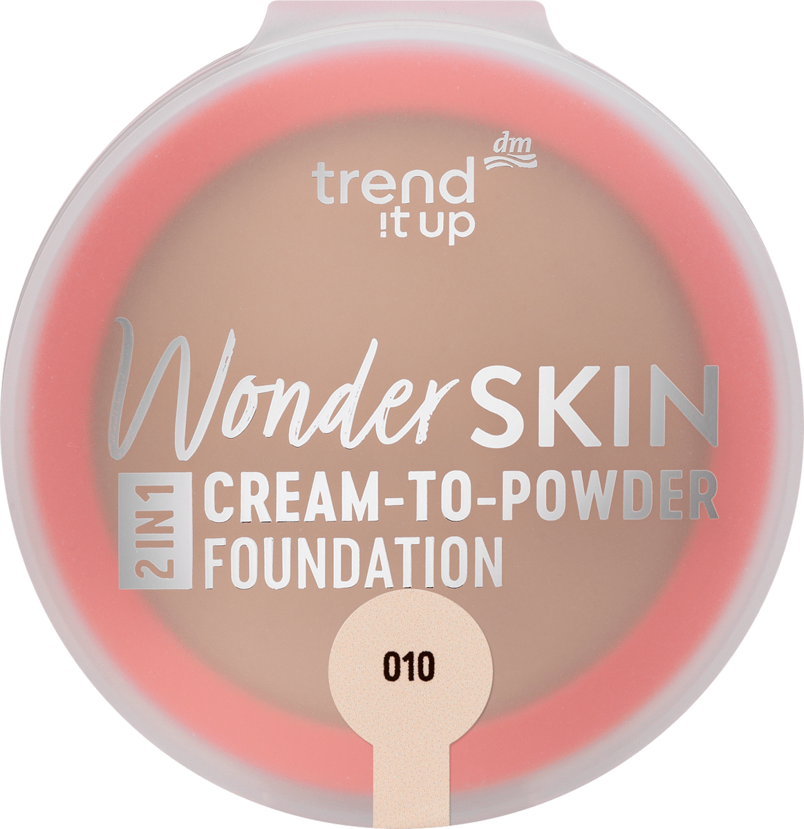 trend !t up Foundation Wonder Skin Cream To Powder 010, 10 g dauerhaft ...