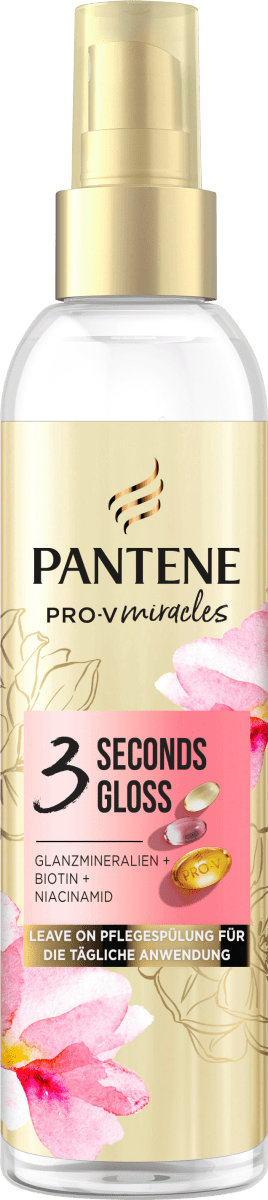 PANTENE PRO-V Haarkur miracles 3 seconds gloss, Haaröl-Spray, 145 ml dauerhaft günstig online ...