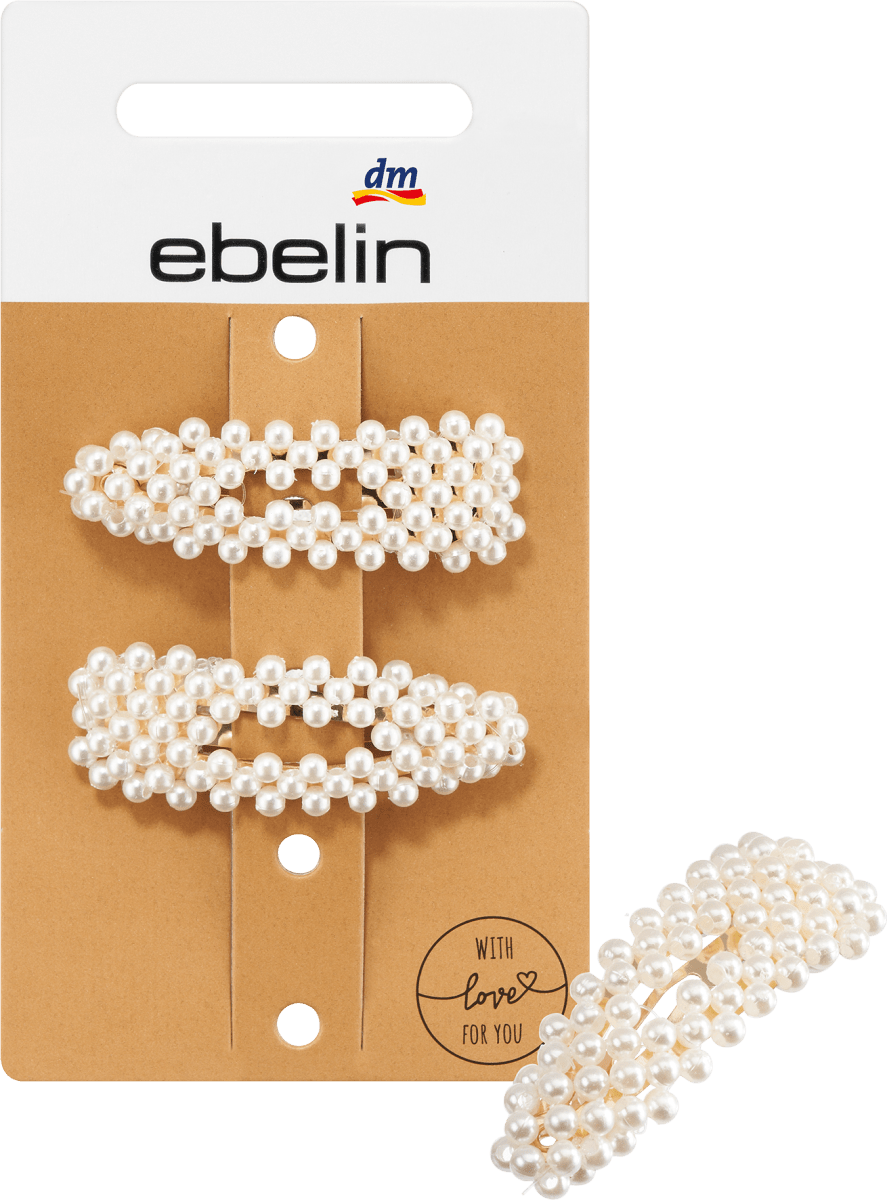 ebelin Haarclips Perlen, 2 St dauerhaft günstig online kaufen | dm.de