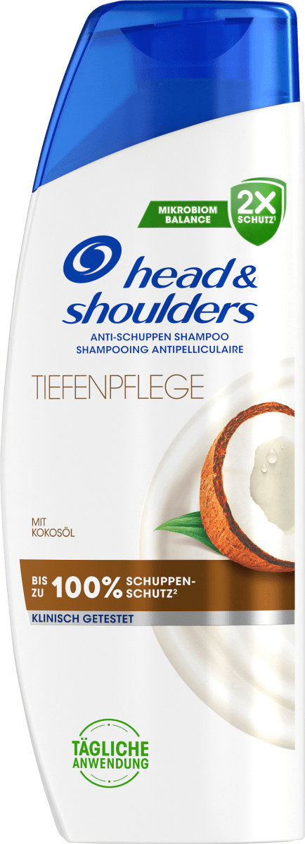 head&shoulders Shampoo Anti-Schuppen Tiefenpflege, 300 ml dauerhaft ...