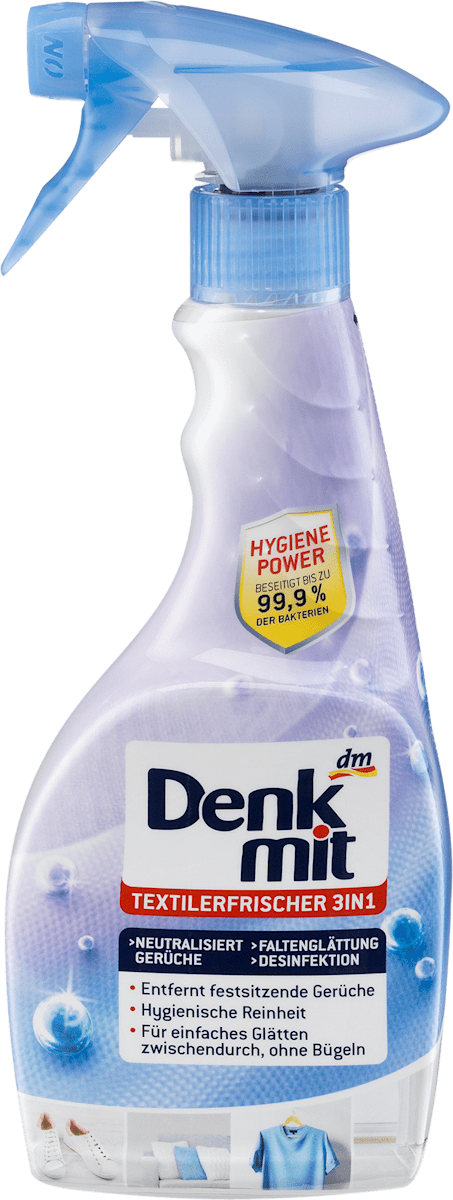 Denkmit Хигиенен препарат за освежаване и изглаждане на текстил 3 в 1