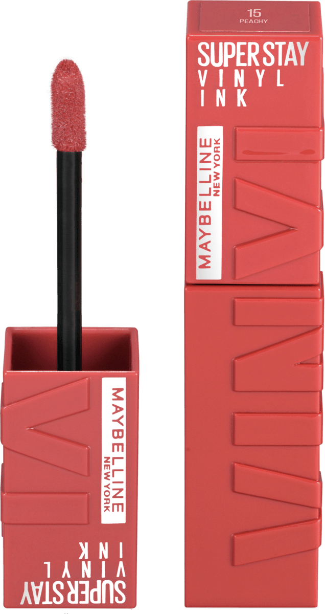 MAYBELLINE NEW YORK rtěnka SuperStay Vinyl Ink 15 peachy, 4,2 ml | dm.cz
