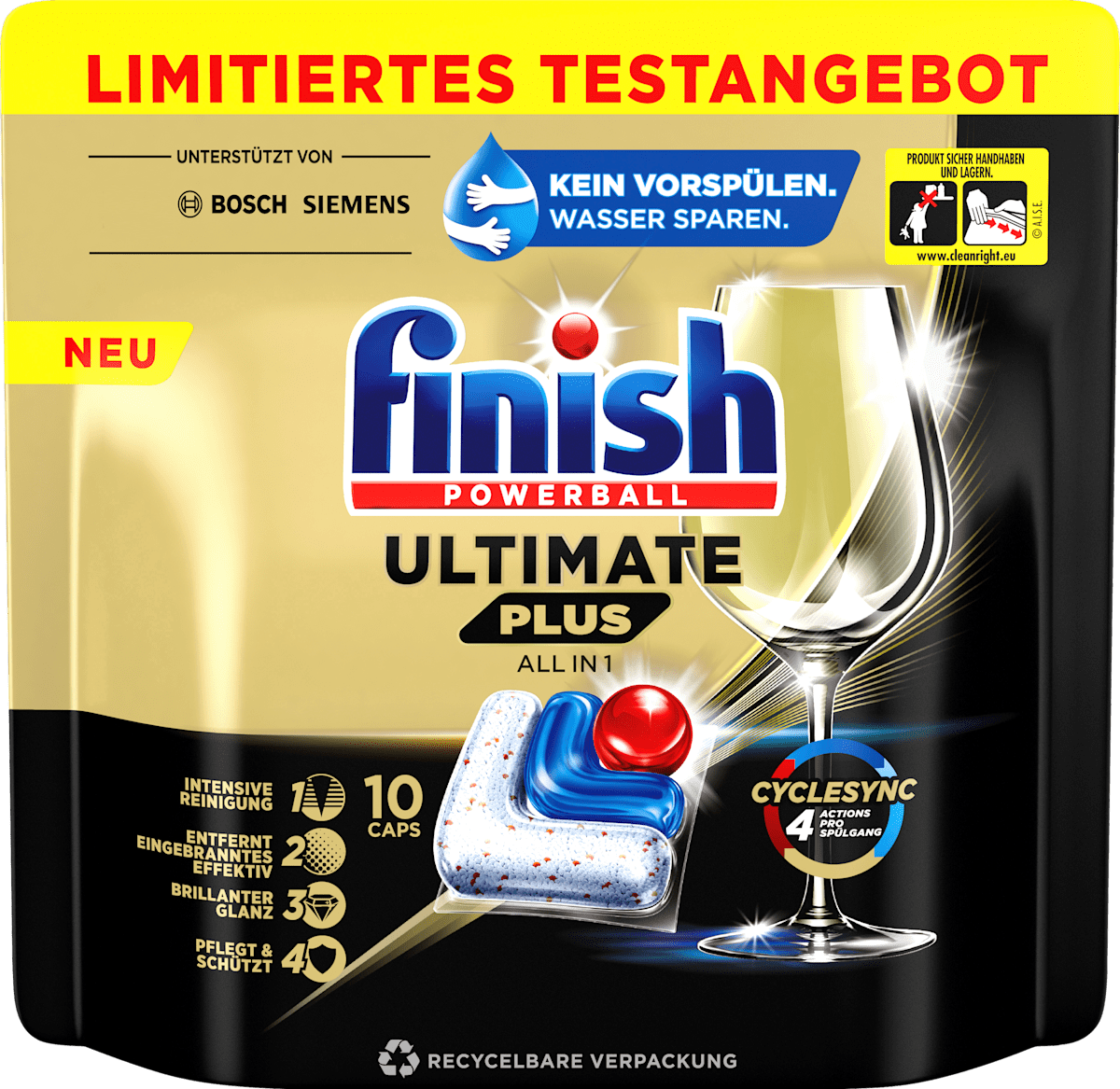 Finish Spülmaschinen-Tabs Ultimate Plus, 10 St dauerhaft günstig online ...