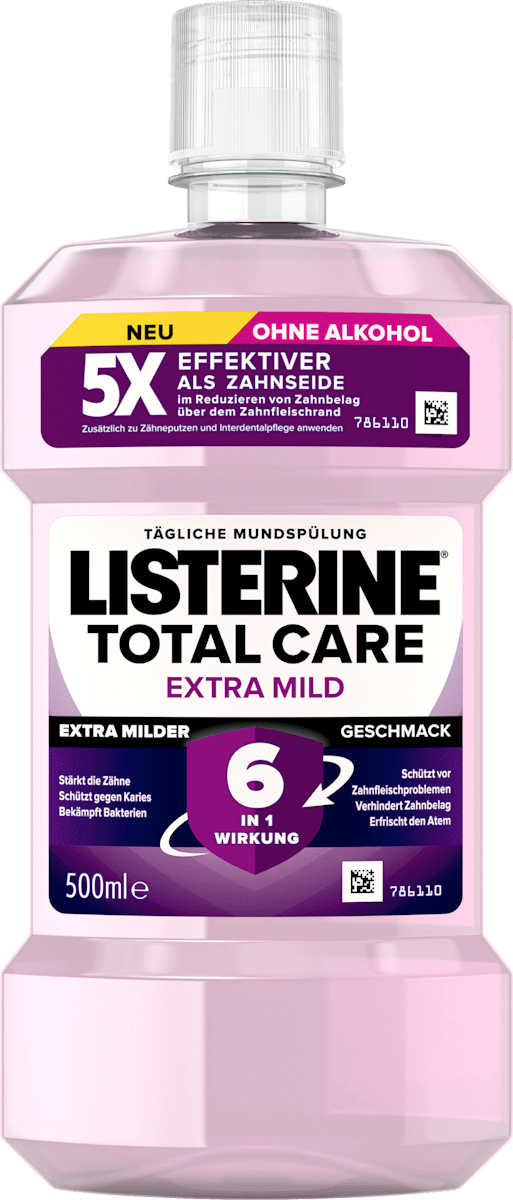 Listerine Mundspülung Total Care Extra Mild, 500 ml dauerhaft günstig ...
