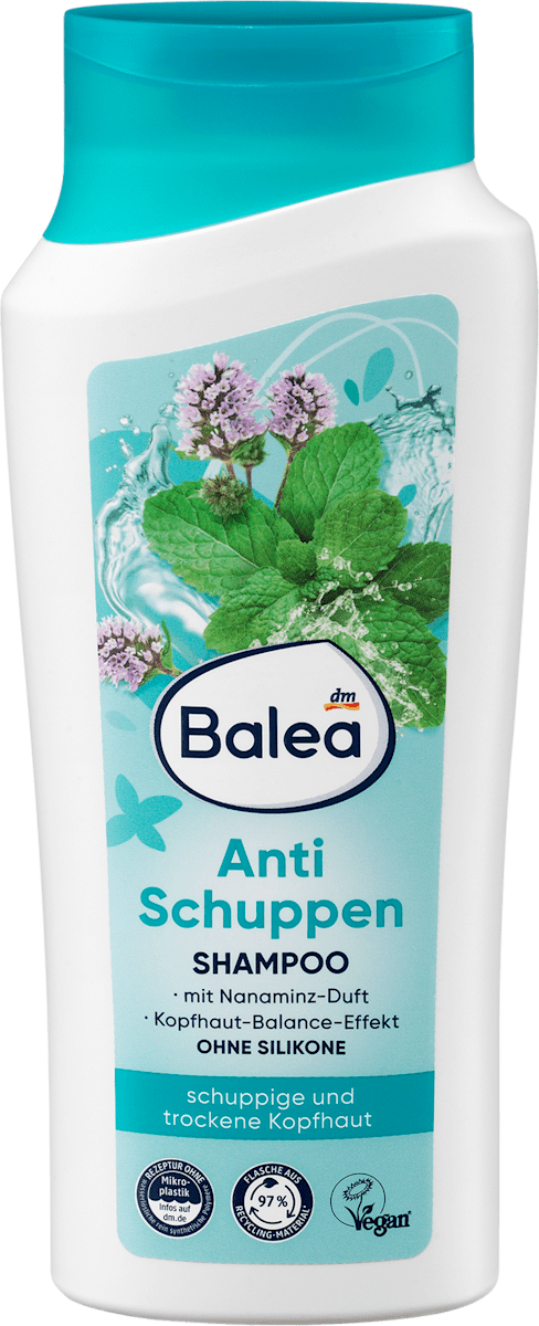 Balea Shampoo Anti Schuppen, 300 ml dm Dauerpreis: Immergünstig ...