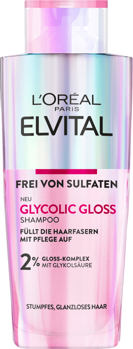 L'ORÉAL PARiS ELVITAL Shampoo Glycolic Gloss, 200 ml dauerhaft günstig ...
