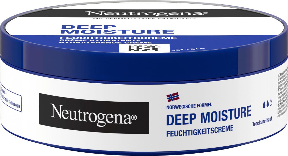 Neutrogena Pflegecreme Deep Moisture, 200 ml dauerhaft günstig online ...