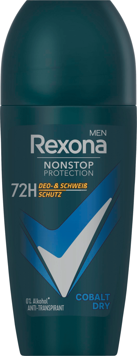 Rexona men Antitranspirant Deo Roll-on Nonstop Protection Cobalt Dry ...