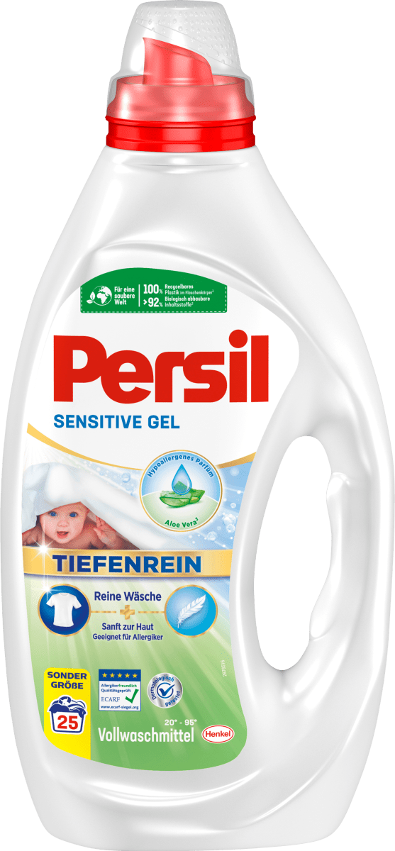 Persil Vollwaschmittel Sensitive Gel 25 Wl dauerhaft gunstig online kaufen dm