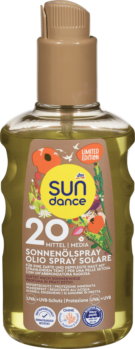 SUNDANCE Ulei de protecție solară spray SPF20, 200 ml | dm.ro