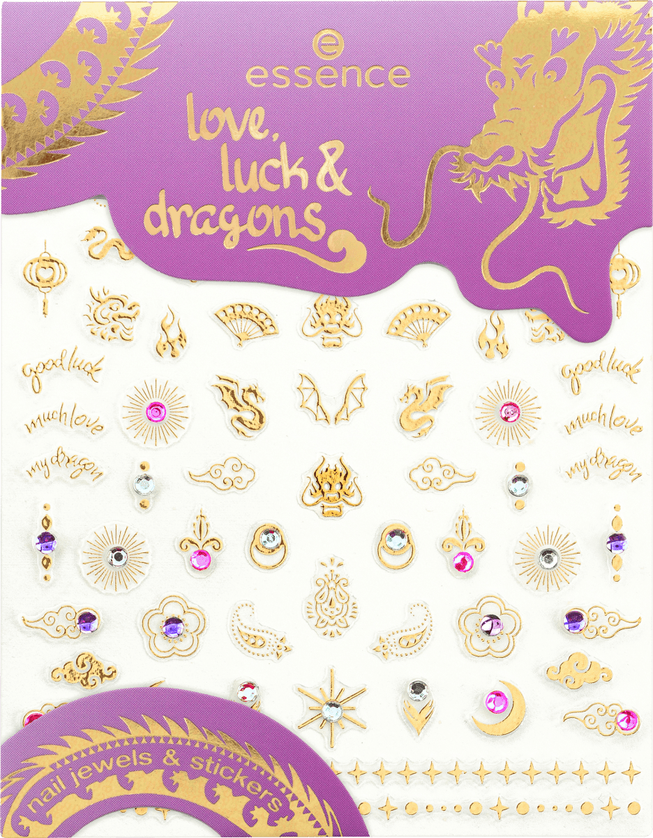 essence Nagelsticker Love, Luck & Dragons 01 Mani-festing Love & Luck ...
