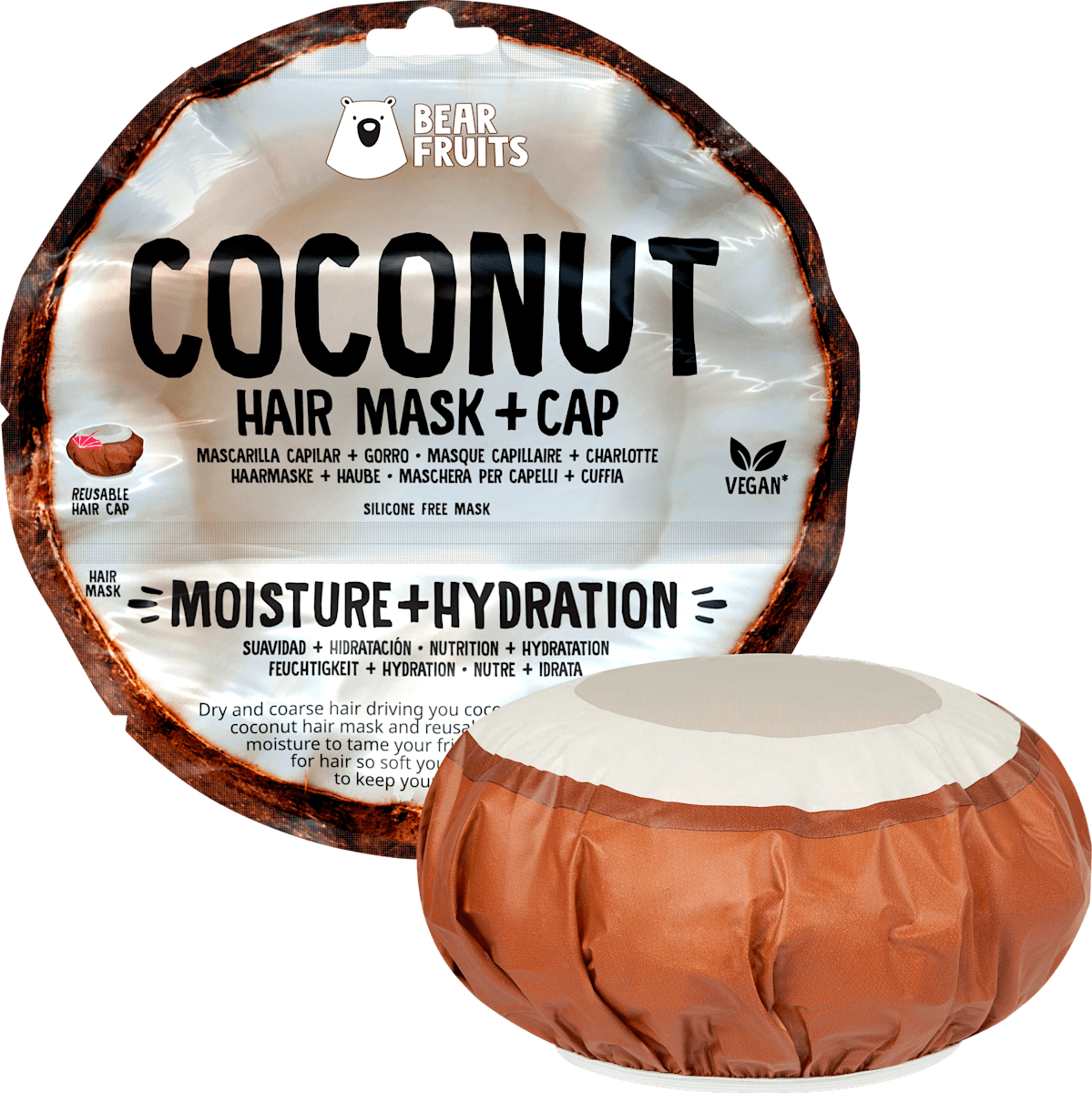 Bear Fruits Haarmaske Coconut, Hair mask + cap, 20 ml dauerhaft günstig ...