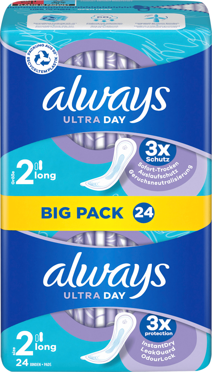 always Ultra Binden Long Big Pack, 24 St | dm.at