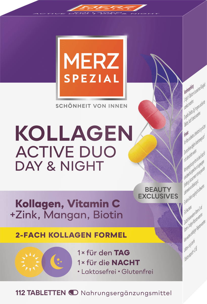 Merz Spezial Kollagen Day & Night Tabletten 112 St, 138,6 g dauerhaft ...