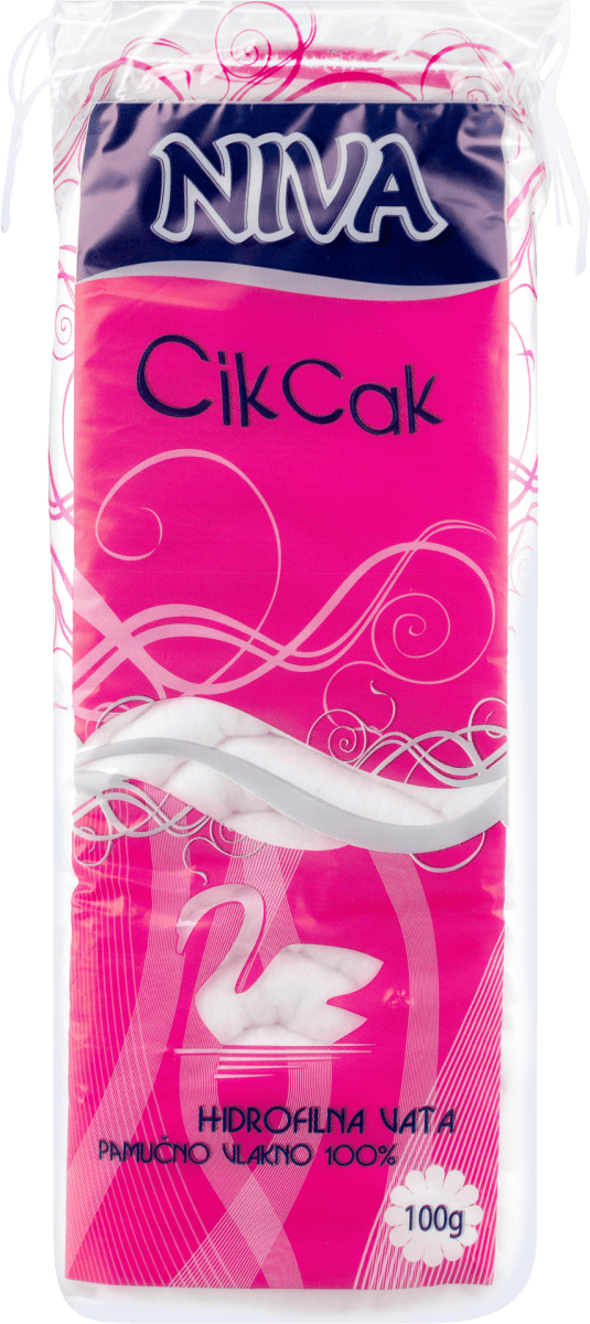 NIVA Cik Cak - HIDROFILNA VATA, 100 g | dm.rs