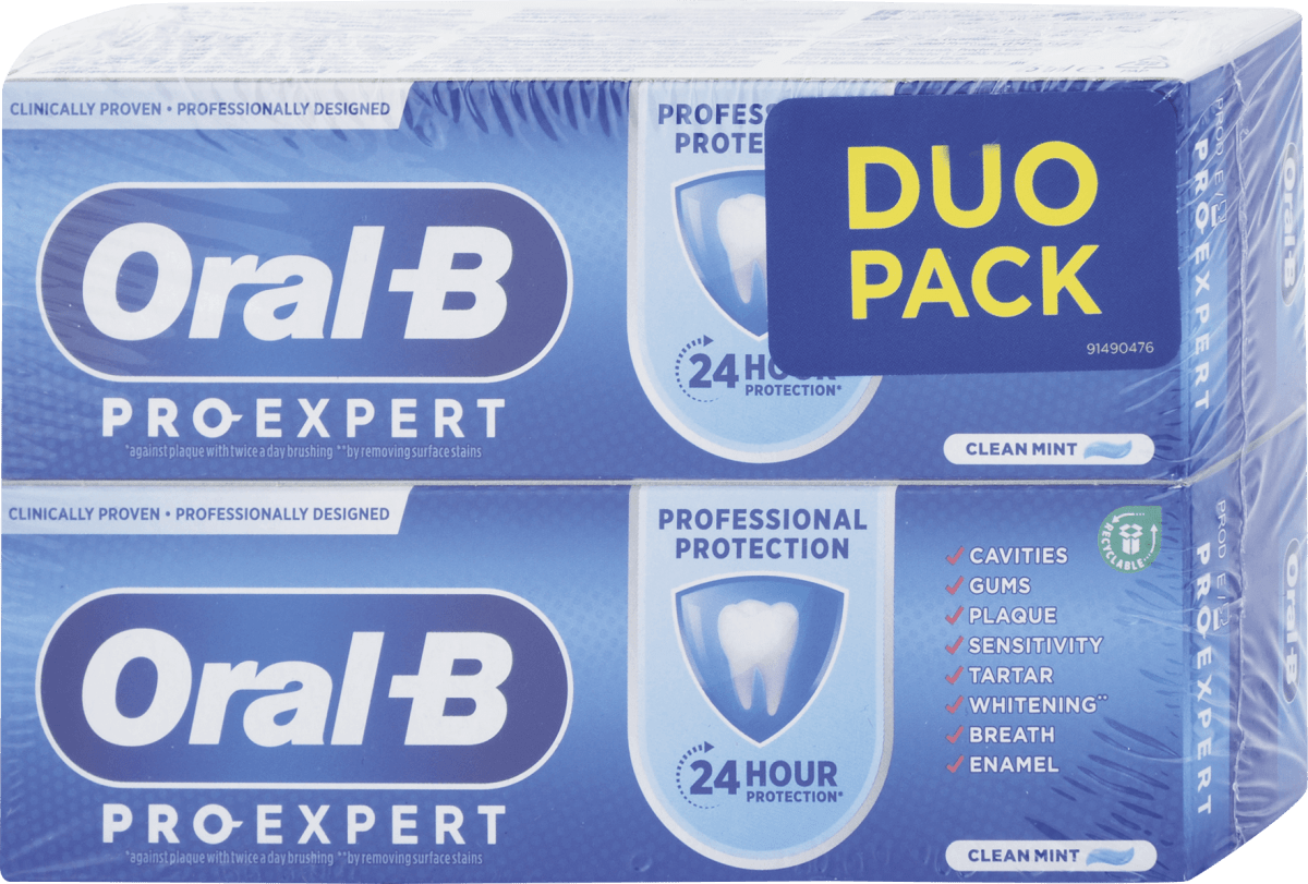 Oral-B Zubná pasta Pro-Expert Professional Protection - 2 x 75 ml, 150 ...