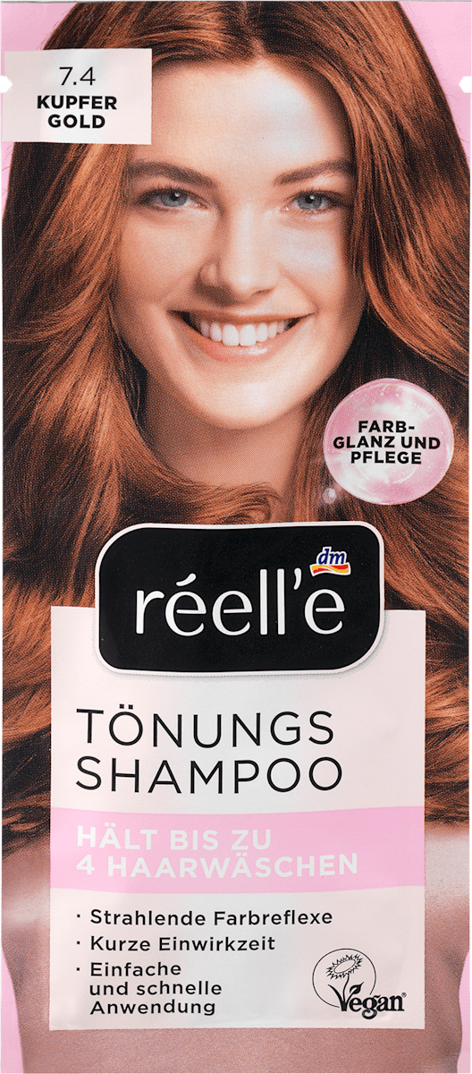 réell‘e tónovací šampon 7.4 měděná blond, 14 ml Nakoupit výhodně online ...