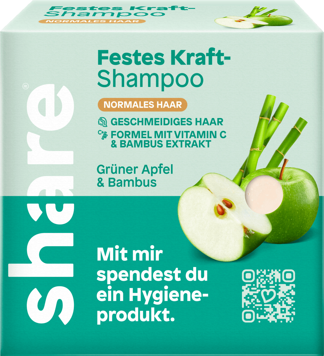 share Festes Shampoo Grüner Apfel & Bambus, 60 g dauerhaft günstig ...