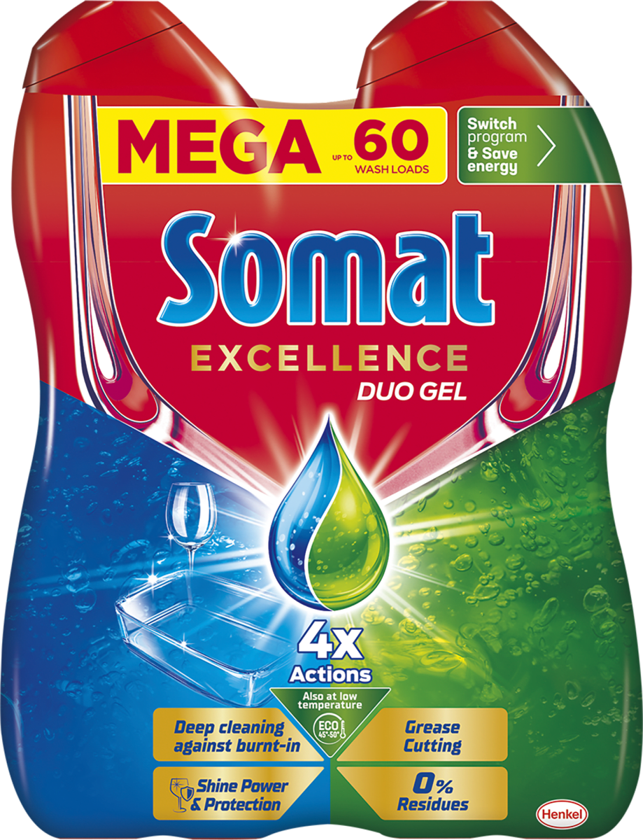 Somat Excellence Duo gel do myčky, 60 MD | dm.cz