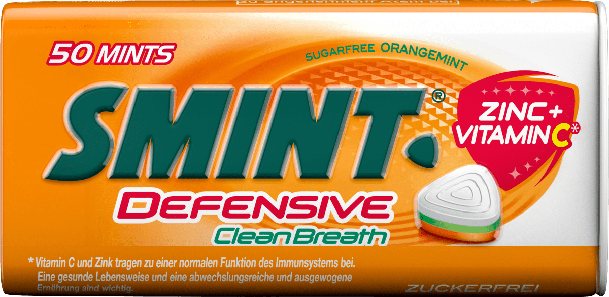 Smint Pastillen, 2h Defensive Orange Mint, zuckerfrei, 35 g dauerhaft ...