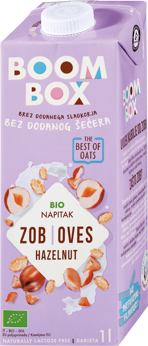 BOOM BOX BIO zobeni napitak s lješnjakom, 1 l | dm-drogeriemarkt.ba