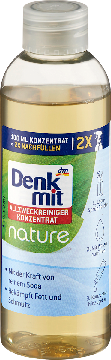 Denkmit Środek czyszczący uniwersalny, konzentrat, nature, 100 ml kupuj ...
