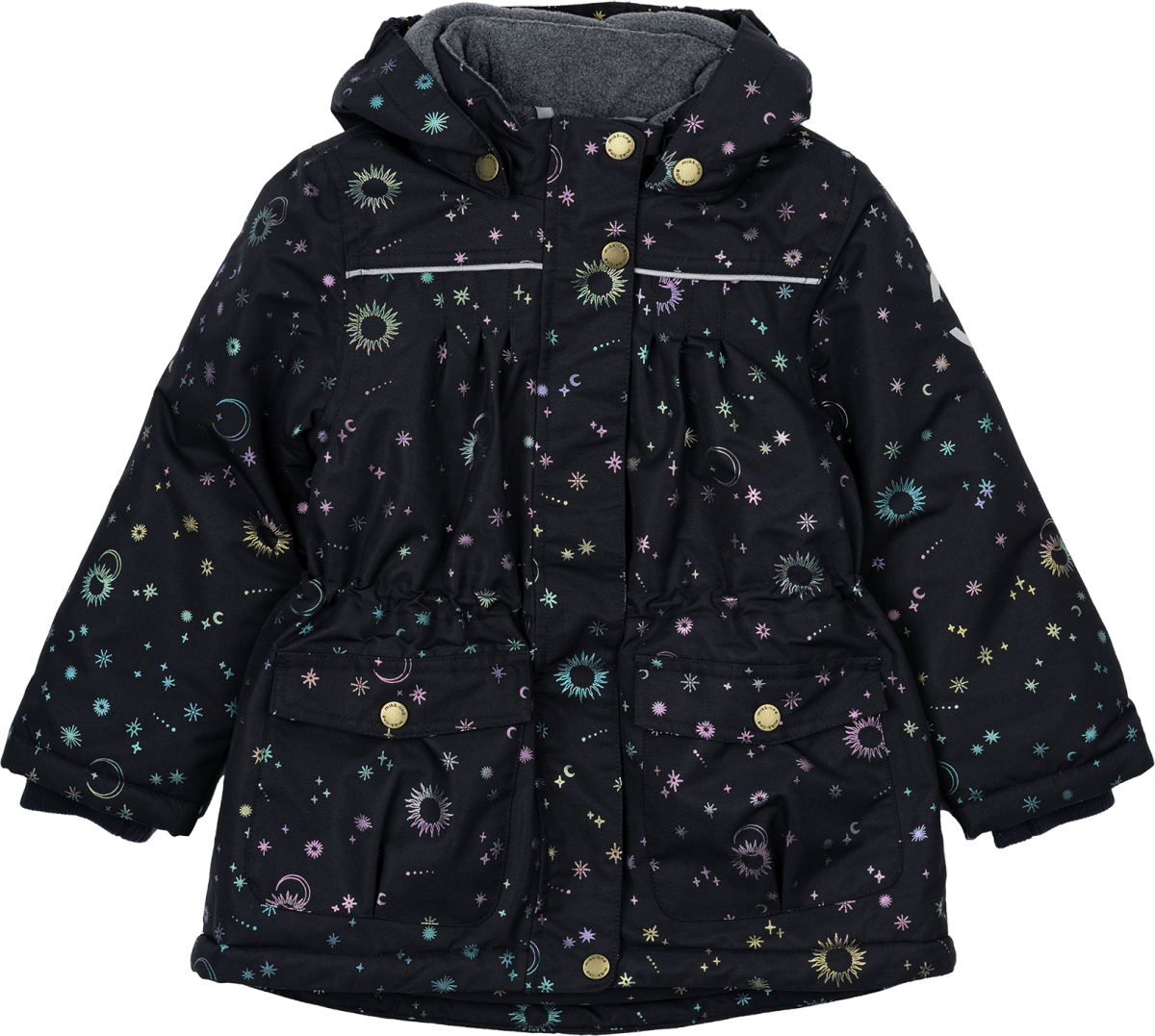 Mikk-Line Winterjacke mit Sternen-Muster, blau, Gr. 98/104, 1 St dauerhaft günstig online kaufen ...