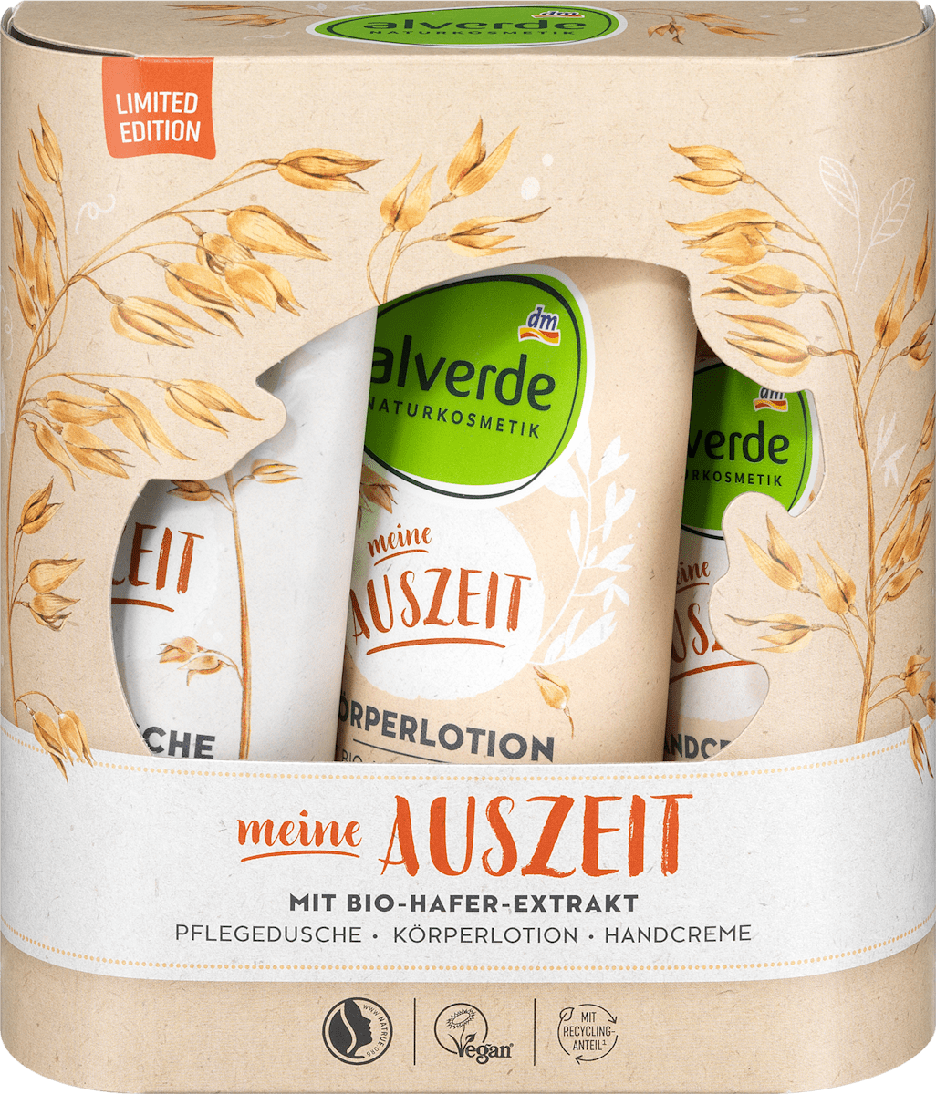 alverde NATURKOSMETIK meine AUSZEIT poklon set, 1 kom uvek povoljna ...