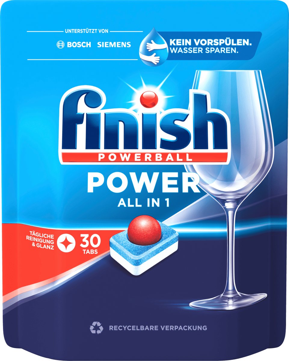 Finish Spülmaschinen-Tabs Power All In, 30 St dauerhaft günstig online ...